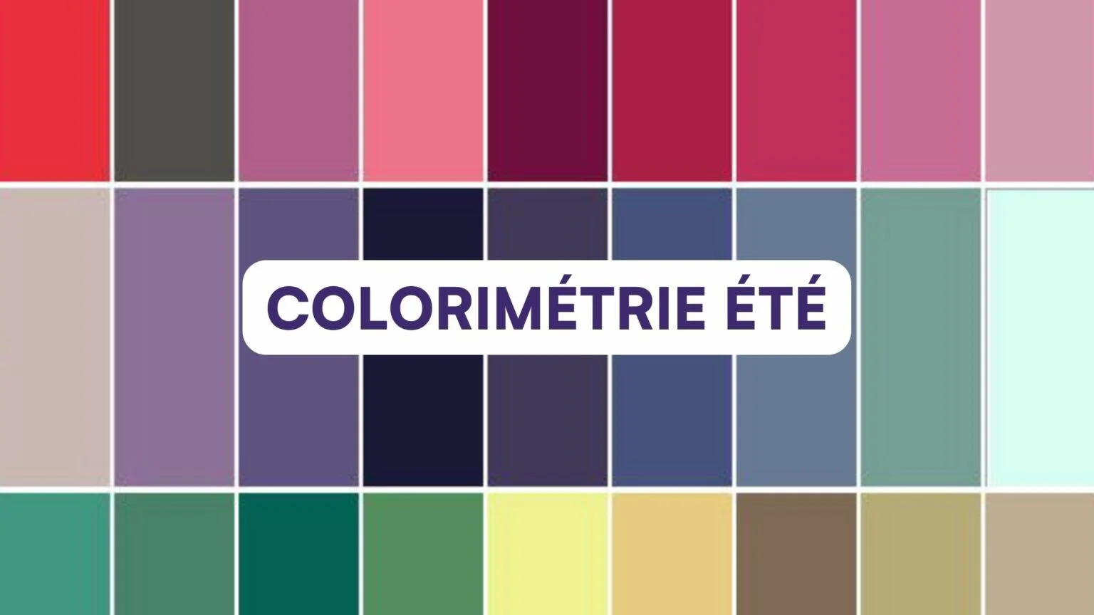 Colorimétrie femme été : couleurs, palettes, idées de looks